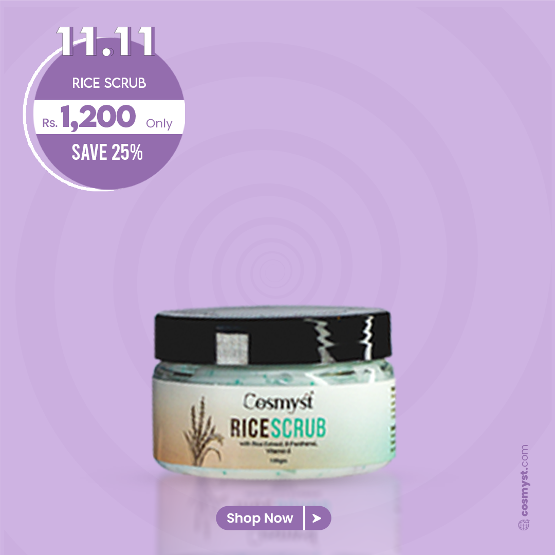 Rice scrub – Cosmyst